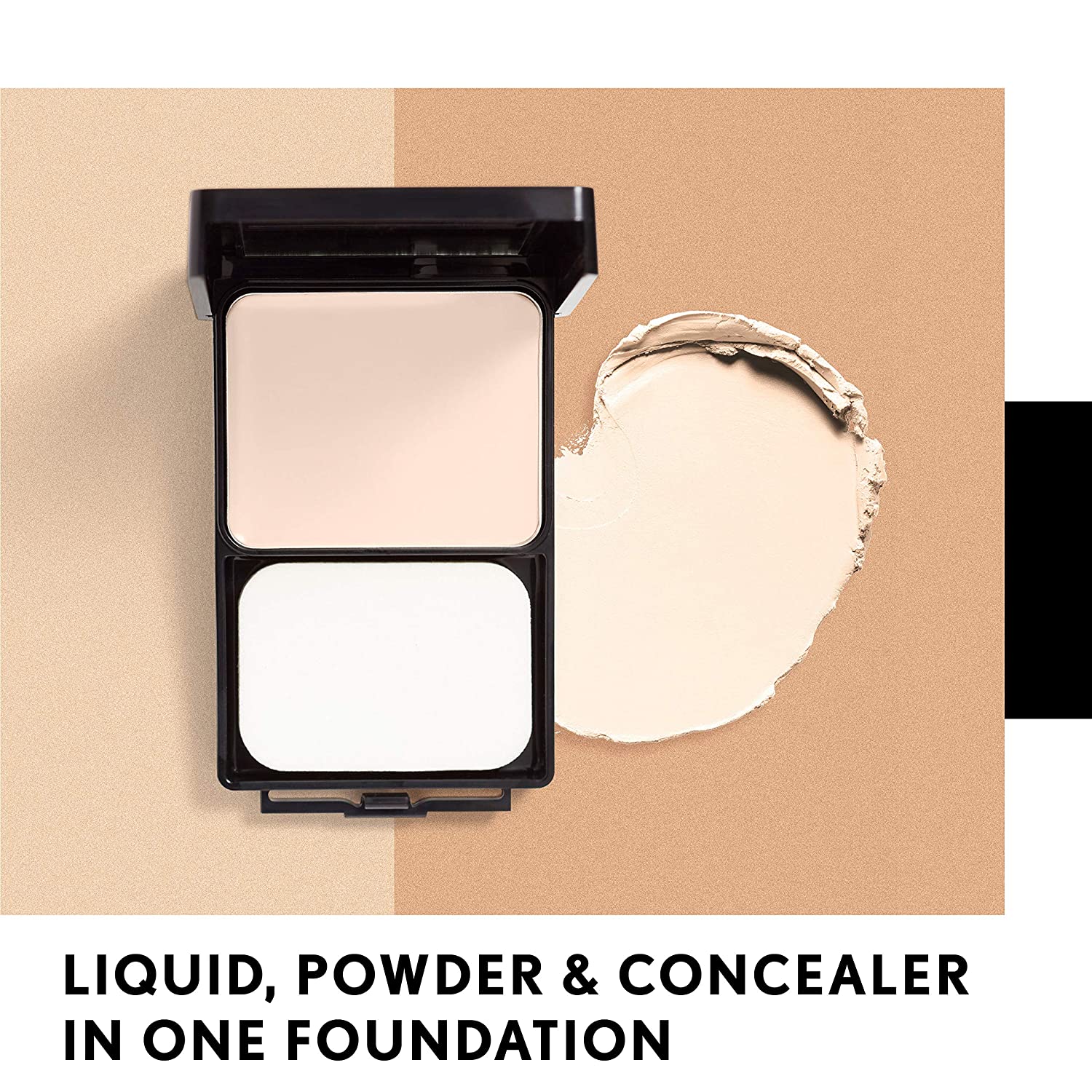 CoverGirl Finish Liquid Powder Makeup Creamy Natural(N) 420, Compact ...